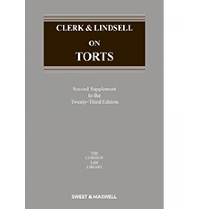 Clerk & Lindsell On Torts 23rd ed: 2nd Supplement