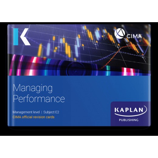 CIMA Managing Performance (E2) Revision Cards 2025