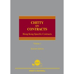 Chitty on Contract: Hong Kong Specific Contracts 7th ed + Proview