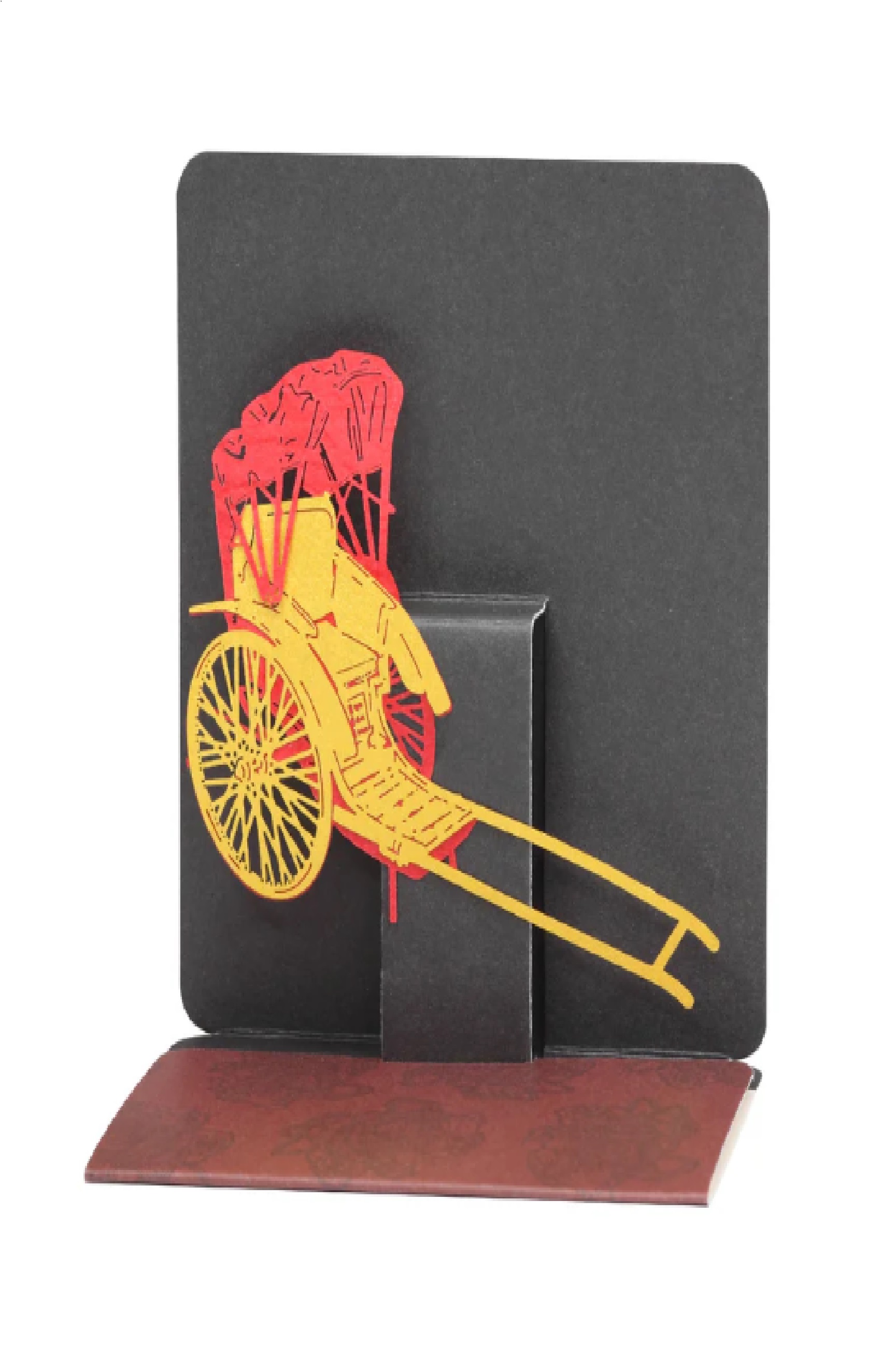 Greeting Card Small - HK Culture (Rickshaw)