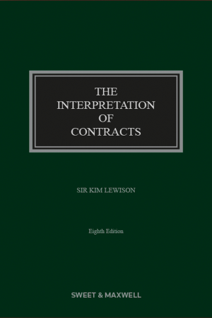 The Interpretation of Contracts 8th ed